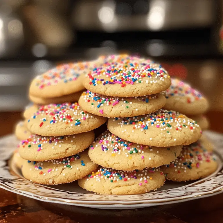 Soft Sprinkle Sugar Cookies Recipe | Kopaylas