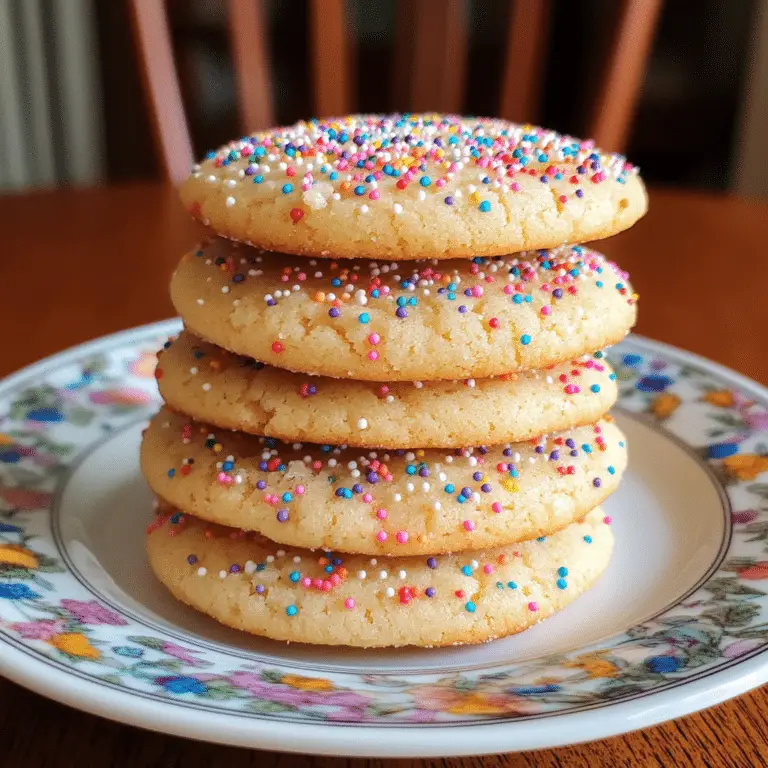 Soft Sprinkle Sugar Cookies Recipe | Kopaylas